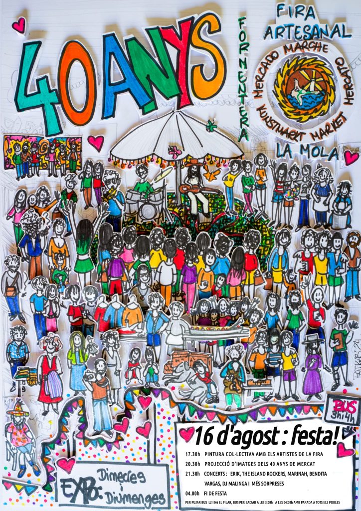 Turismo de Formentera » 40 years celebration la Mola Market | Turismo ...